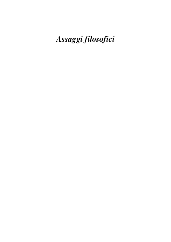 (PDF) ASSAGGI FILOSOFICI