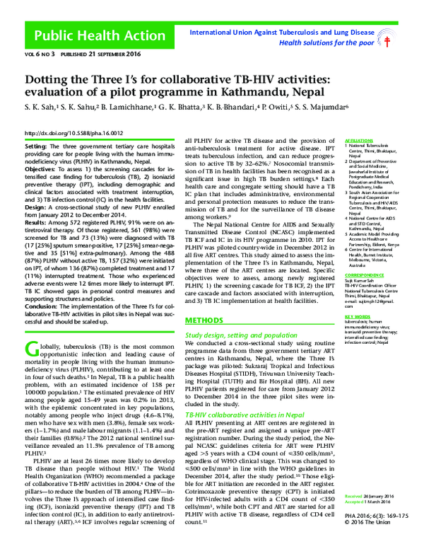 (PDF) Public Health Action | Sujit K U M A R Sah - Academia.edu