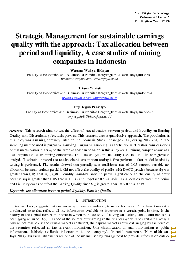 (PDF) Lembar Hasil Penilaian Sejawat Sebidang atau Peer Review. Strategic Management for ...