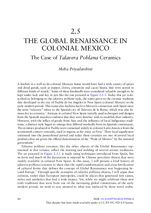 (PDF) The Global Renaissance in Colonial Mexico