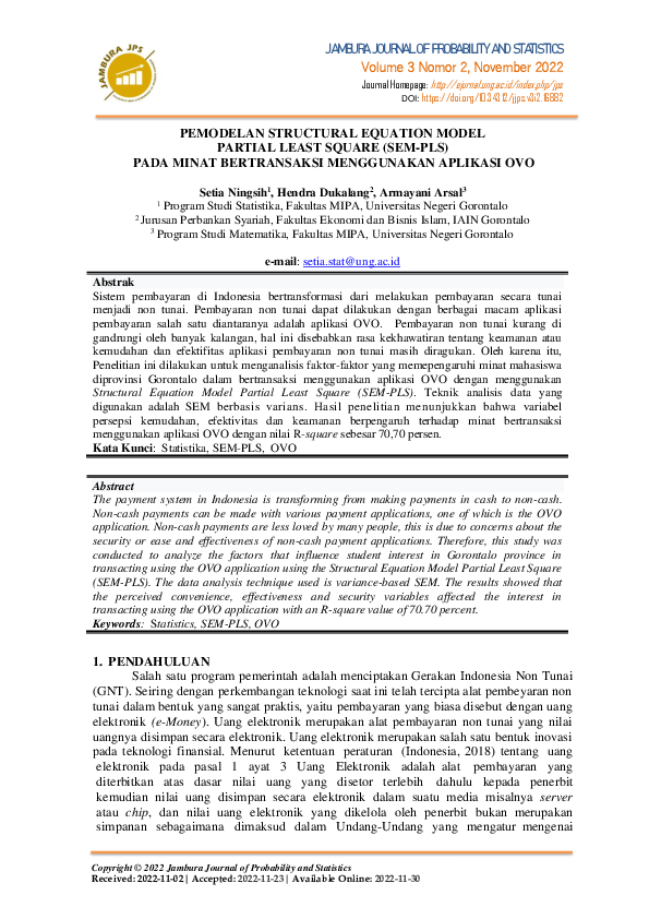 (PDF) Pemodelan Struktural Equation Model- Partial Least Square (Sem ...