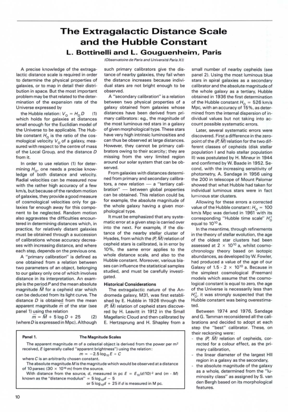 (PDF) The Extragalactic Distance Scale and the Hubble Constant