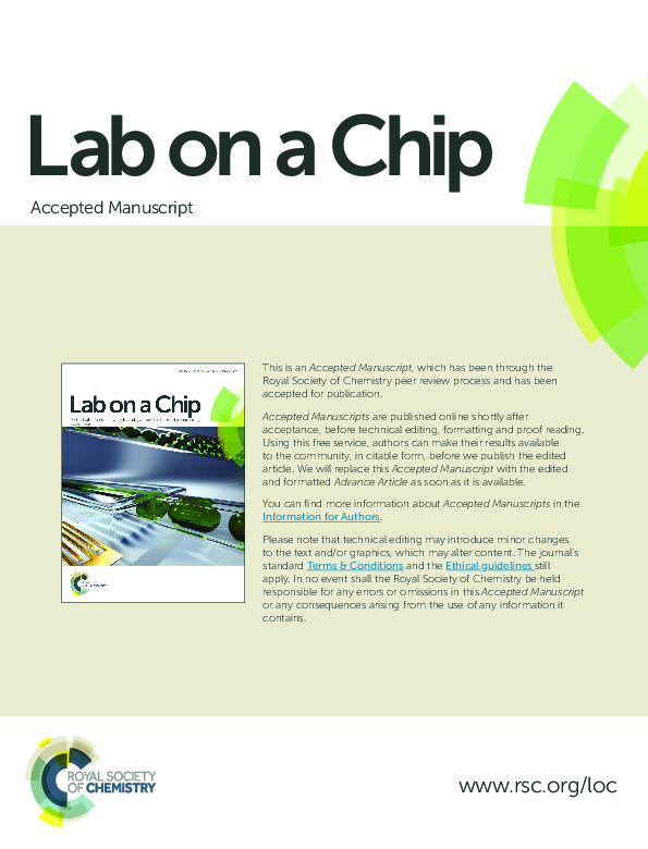 (PDF) Microfluidic in-reservoir pre-concentration using a buffer drain ...