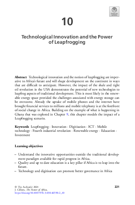 (PDF) Technological Innovation and the Power of Leapfrogging