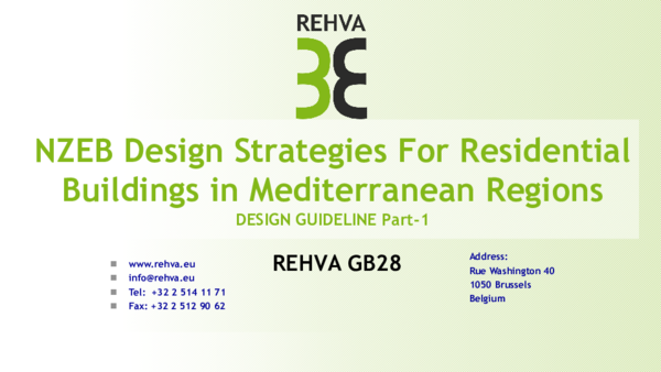 (PDF) nZEB Design Strategies for Residential Buildings in Mediterranean Regions - Design ...