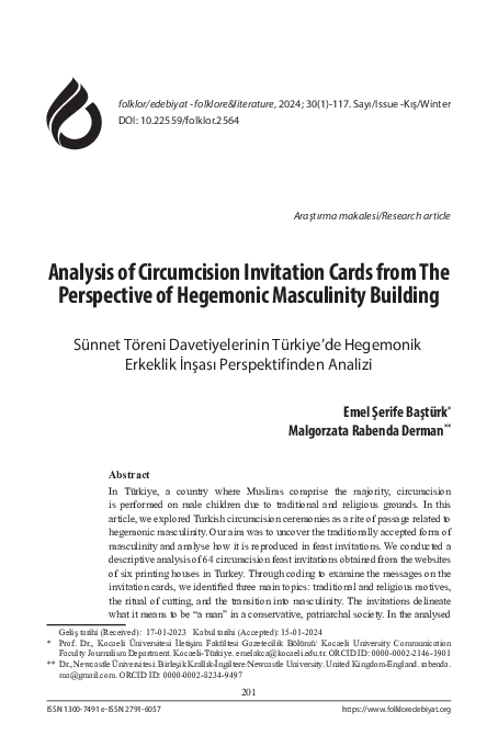 (PDF) Analysis of Circumcision Invitation Cards from The Perspective of ...