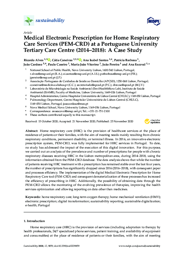 (PDF) Medical Electronic Prescription for Home Respiratory Care ...