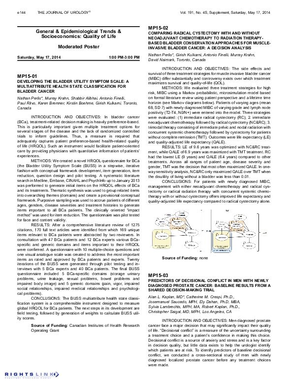 (PDF) MP15-01 Developing the Bladder Utility Symptom Scale: A ...