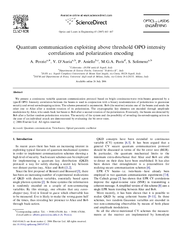 (PDF) Optics and lasers in engineering