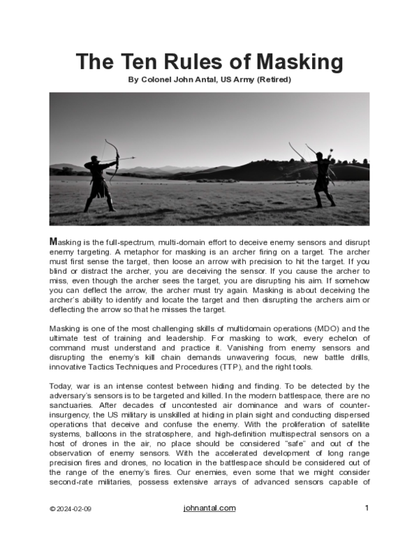 (PDF) The Ten Rules of Masking