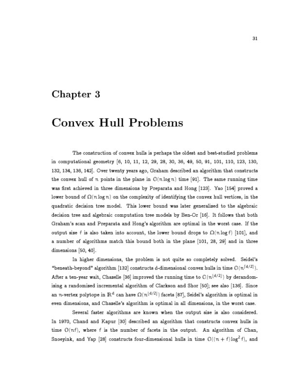 (PDF) Convex Hull Problems (PDF) Convex Hull Problems