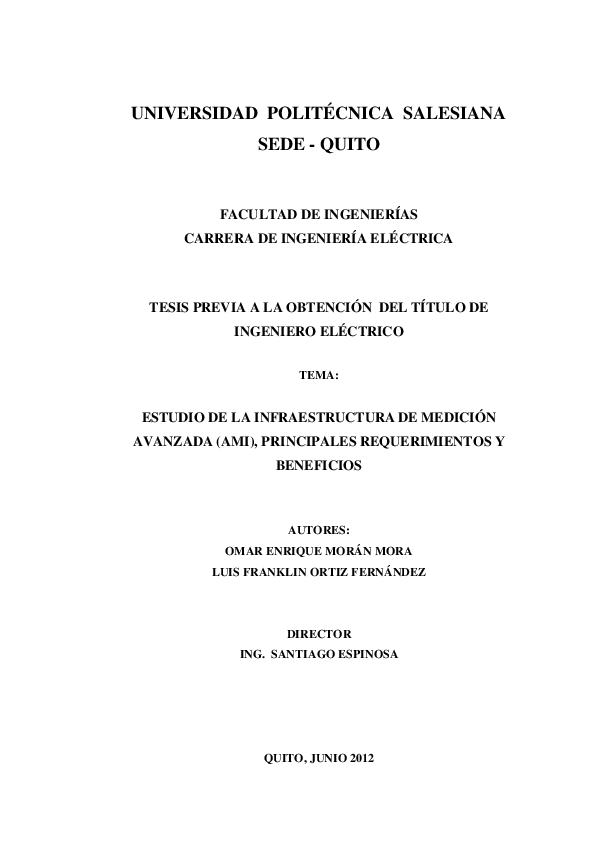 (PDF) Estudio de la infraestructura de medición avanzada(AMI ...