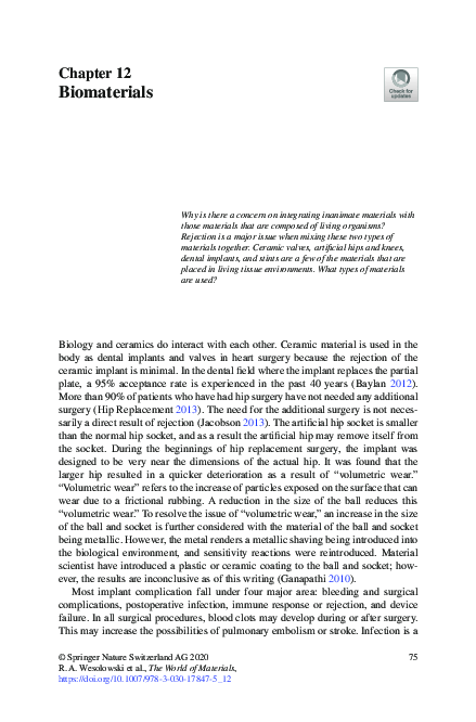 (PDF) Biomaterials