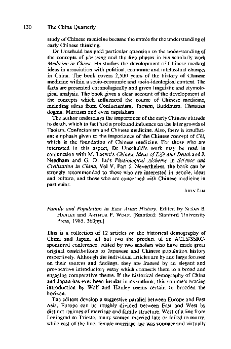 (PDF) Family and Population in East Asian History. Edited by Susan B ...