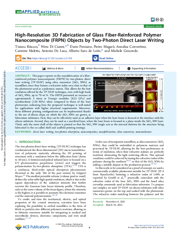 (PDF) High-Resolution 3D Fabrication of Glass Fiber-Reinforced Polymer ...