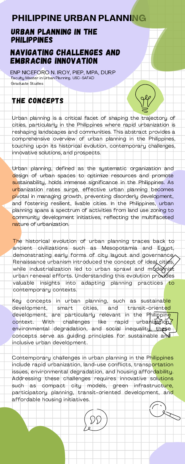 (PDF) PHILIPPINE URBAN PLANNING URBAN PLANNING IN THE PHILIPPINES ...