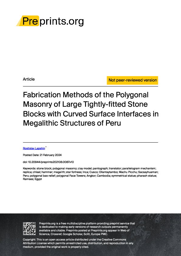 (PDF) Fabrication methods of the polygonal masonry of large tightly ...