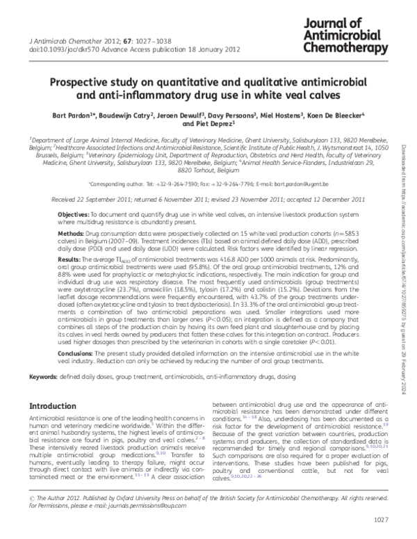 (PDF) Prospective study on quantitative and qualitative antimicrobial ...