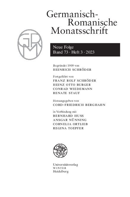 (PDF) Conrad Allmayer's Folly Germanisch-Romanische Monatsschrift