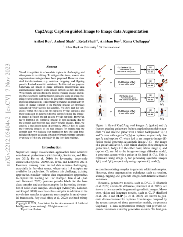 (PDF) DiffAlign : Few-shot learning using diffusion based synthesis and alignment