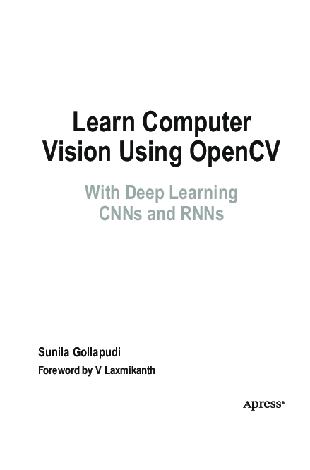 (PDF) Learn Computer Vision Using OpenCV