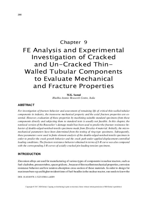 (PDF) FE analysis and experimental investigation of cold extrusion by shaped punch