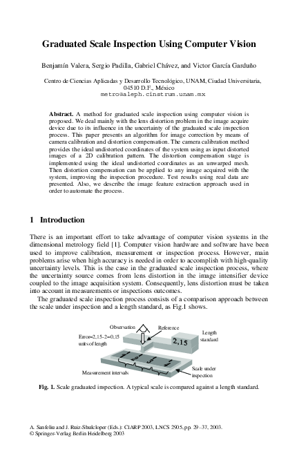 Graduated Scale Inspection Using Computer Vision