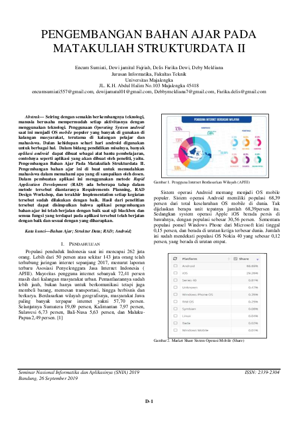 (PDF) Pengembangan Bahan Ajar Pada Matakuliah Strukturdata II