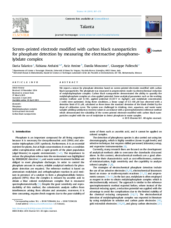 Pdf Carbon Black Nanoparticle Electrodes For Phosphate Detection