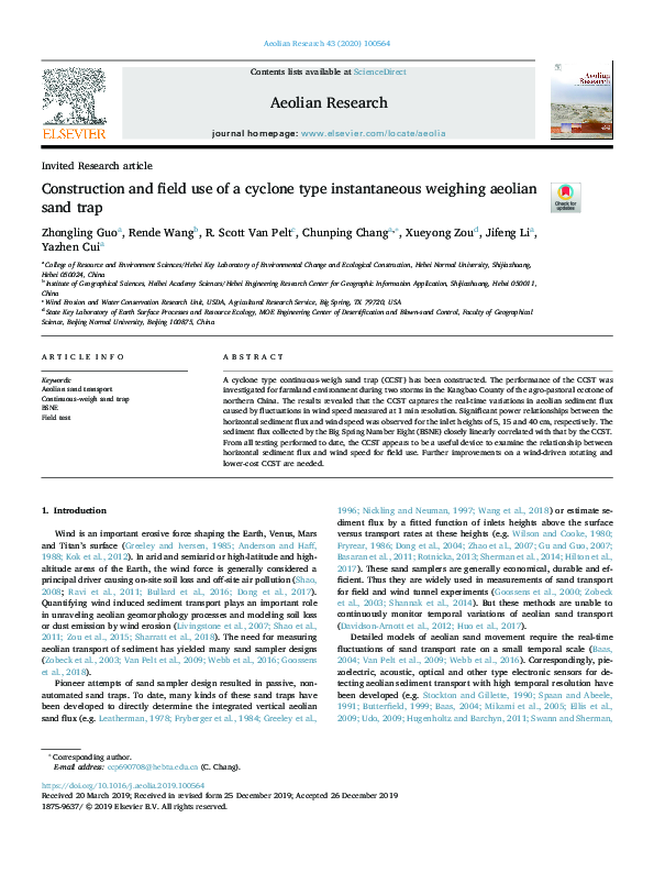 (PDF) Construction and field use of a cyclone type instantaneous ...