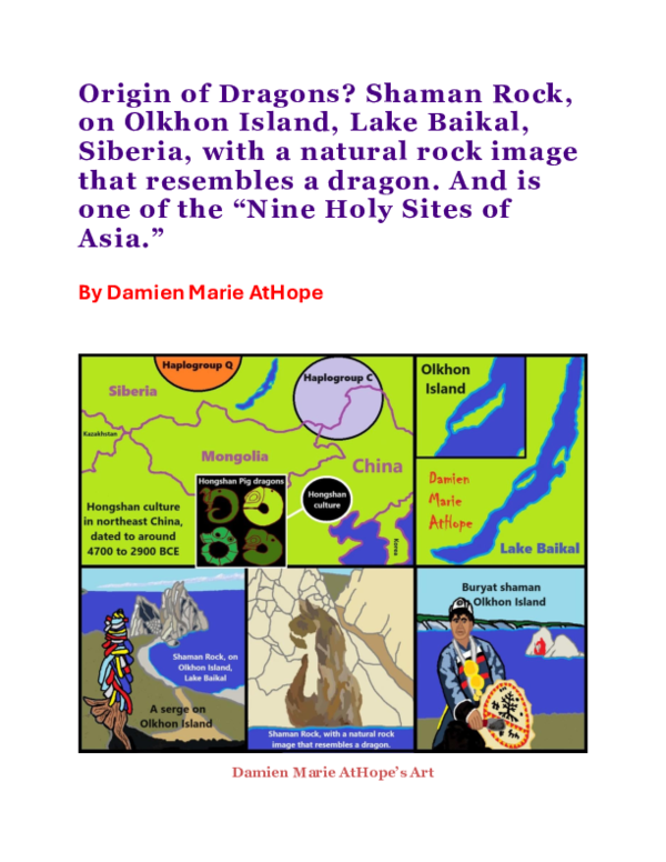 (PDF) Origin of Dragons? Shaman Rock, on Olkhon Island, Lake Baikal ...