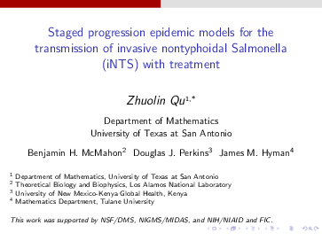 (PDF) Staged progression epidemic models for the transmission of ...