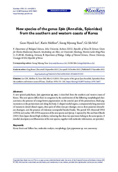 (PDF) Figure 2 from: Lee GH, Meißner K, Yoon SM, Min G-S (2021) New ...