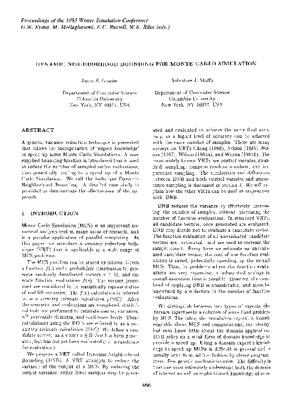 (PDF) Dynamic Neighborhood Bounding for Monte Carlo Simulation | Jason Glazier - Academia.edu