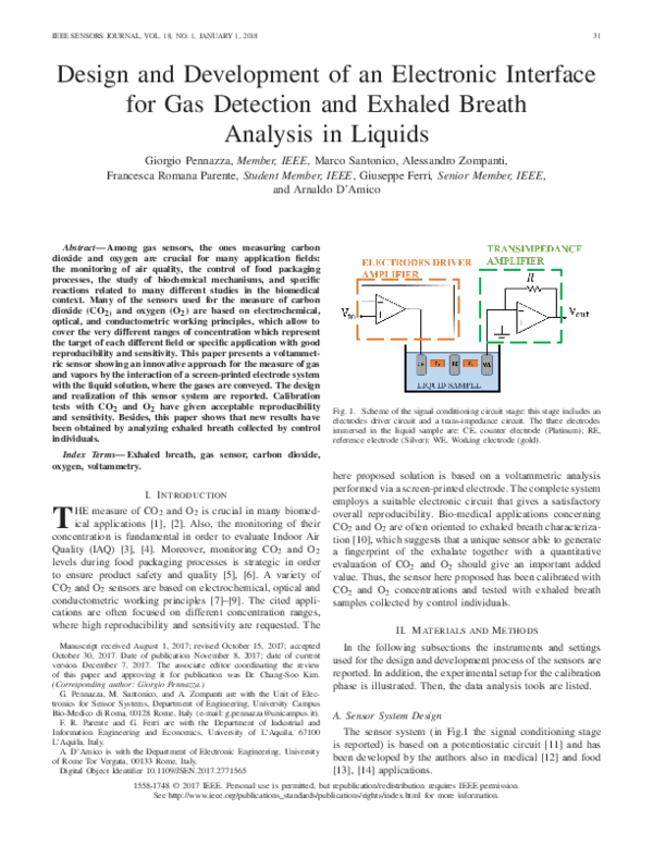 (PDF) Design and Development of an Electronic Interface for Gas ...