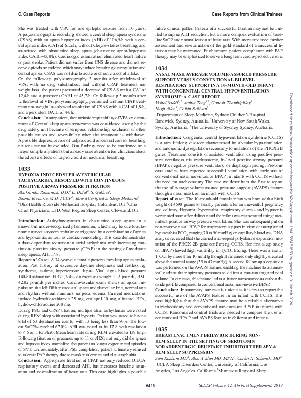 (PDF) 1034 Nasal mask Average Volume-Assured Pressure Support versus ...