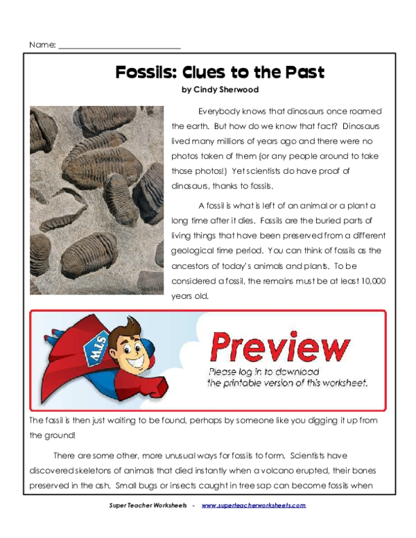 (PDF) Fossils Clues to the Past | Brande Thomson - Academia.edu