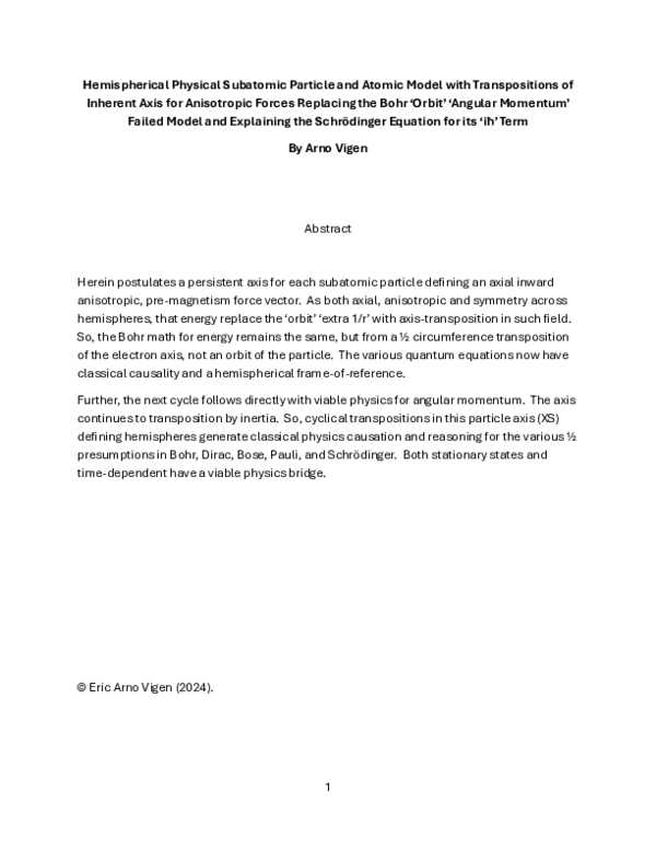 (PDF) Hemispherical Physical Subatomic Particle and Atomic Model with ...