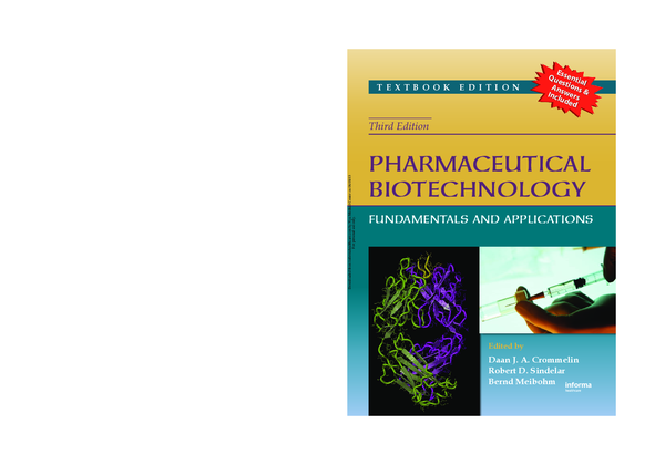 (PDF) PHARMACEUTICAL BIOTECHNOLOGY