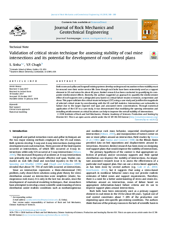 (PDF) Validation of critical strain technique for assessing stability ...
