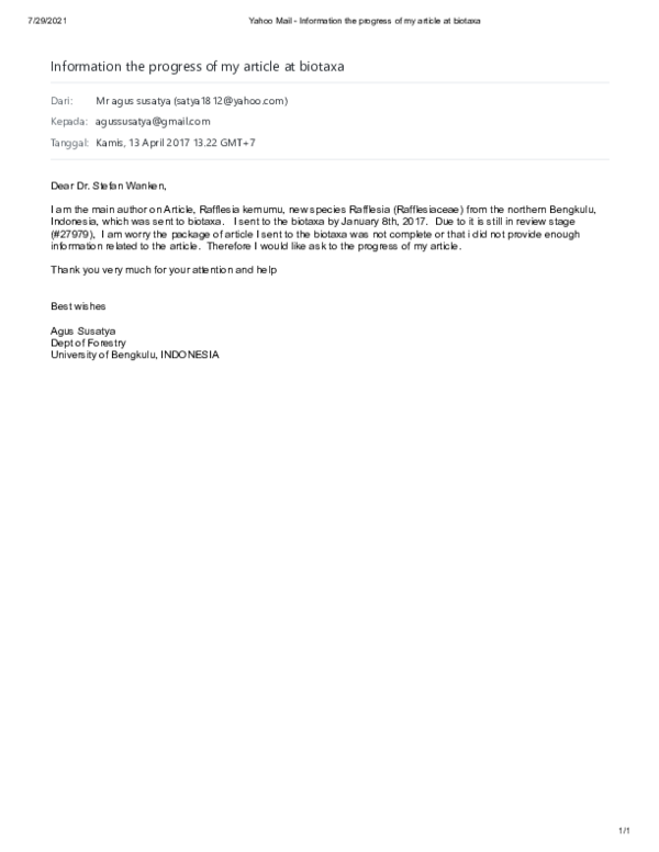 (PDF) Rafflesia Kemumu, a New Species of Rafflesia (Rafflesiaceae) from ...