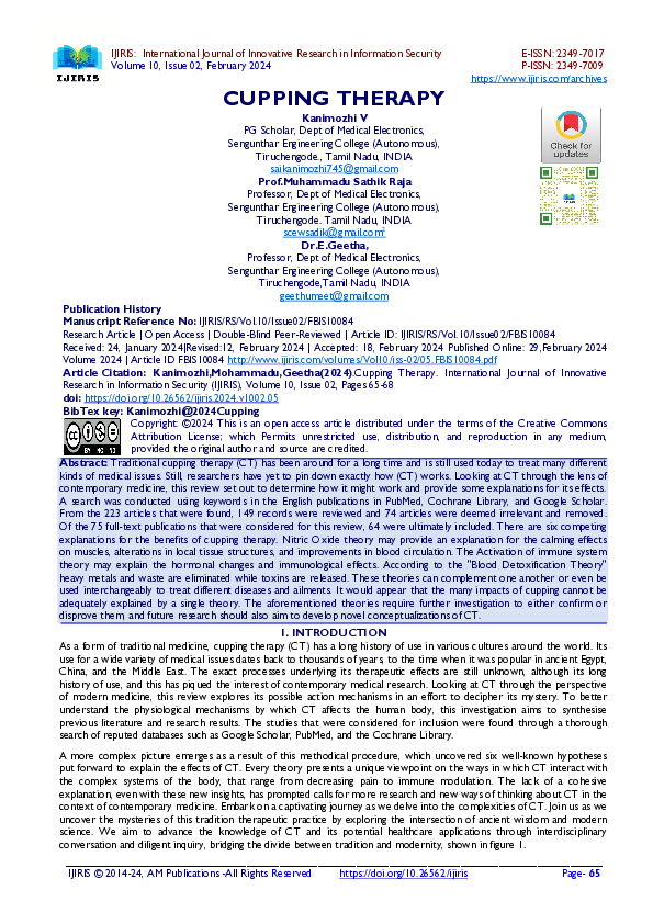(PDF) CUPPING THERAPY