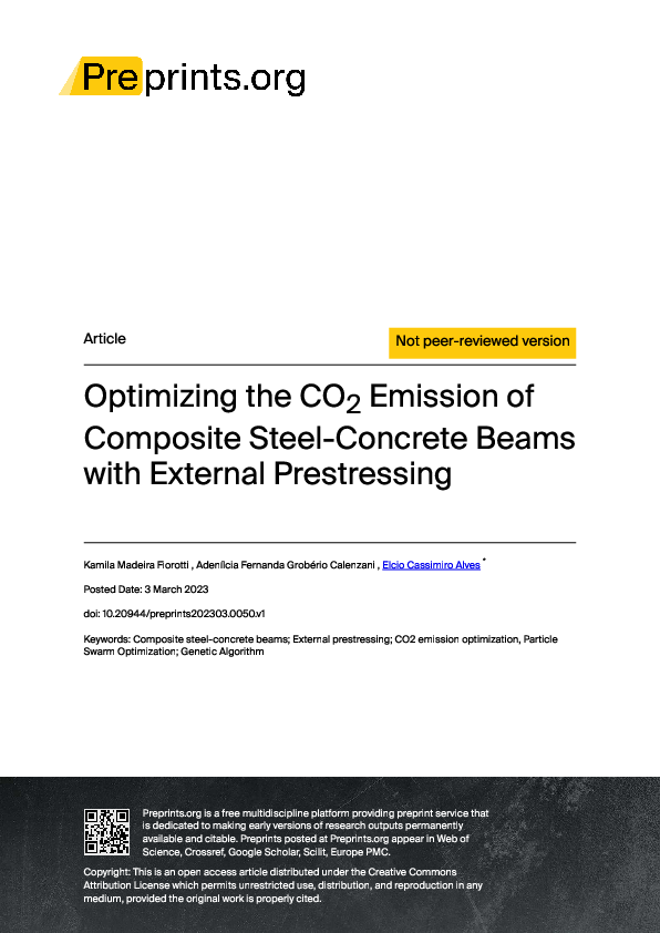 (PDF) Optimizing the CO2 emission of composite steel‐concrete beams ...