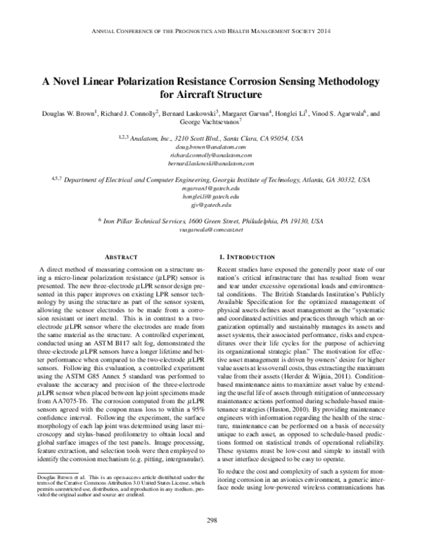 (PDF) A Novel Linear Polarization Resistance Corrosion Sensing ...