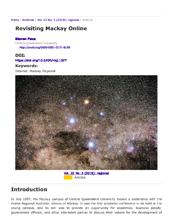 (PDF) Revisiting Mackay Online