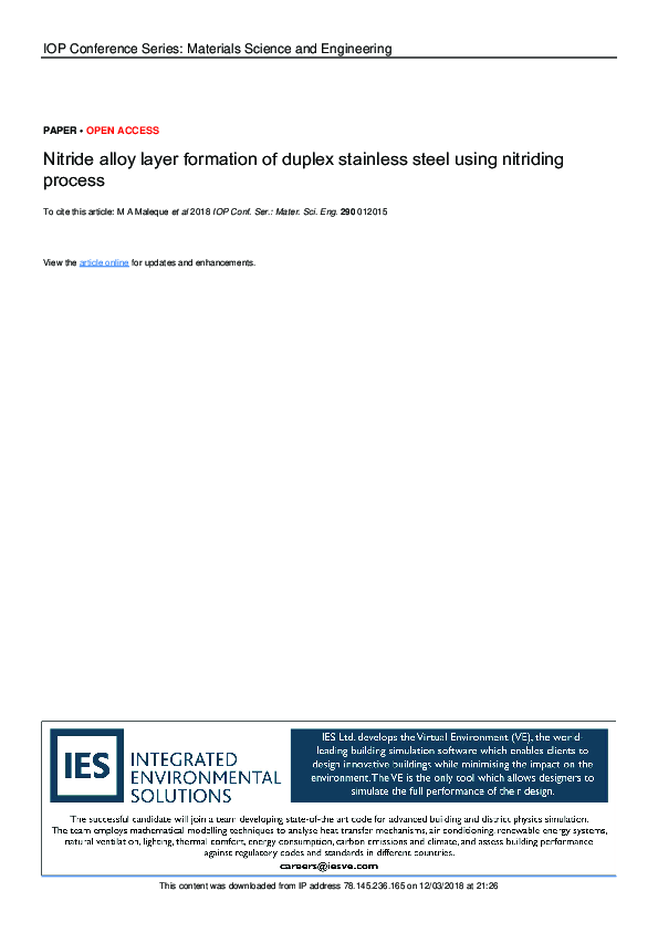 (PDF) Nitride alloy layer formation of duplex stainless steel using ...