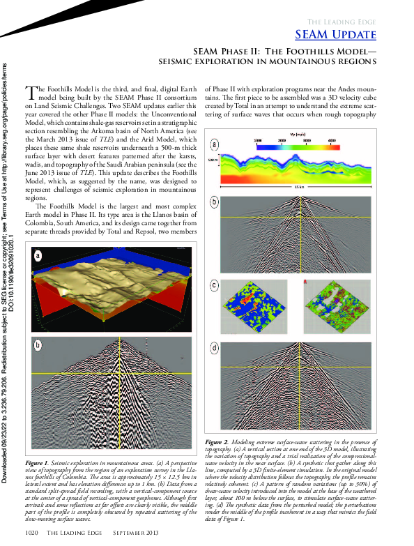 (PDF) SEAM Update