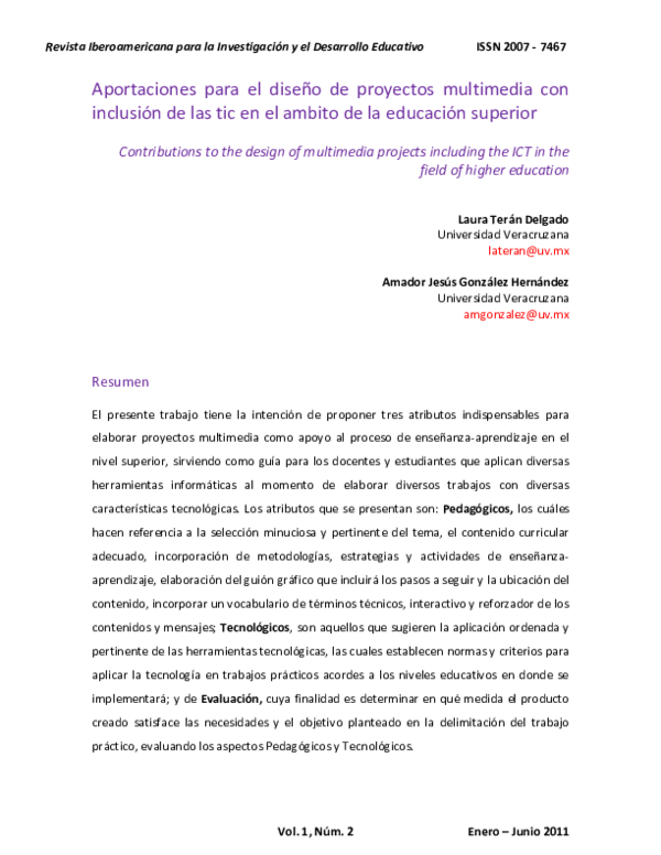 (PDF) Aportaciones para el diseño de proyectos multimedia con inclusión ...