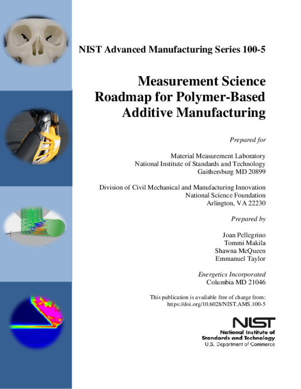 (PDF) Measurement Science Roadmap for Polymer-Based Additive Manufacturing