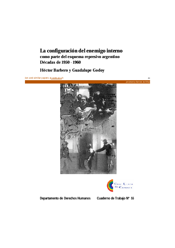 (PDF) La configuración del enemigo interno como parte del esquema ...